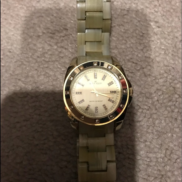 Anne Klein | Jewelry | Anne Klein Tan Watch | Poshmark
